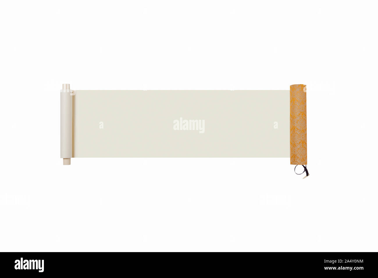 Unroll a scroll Stock Photo - Alamy