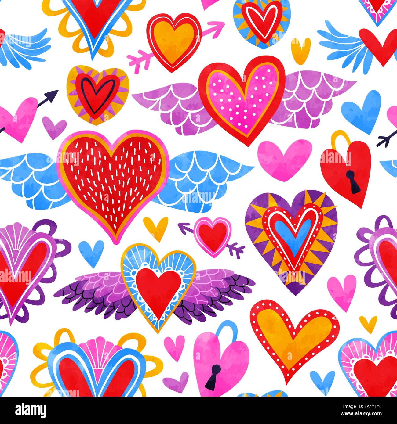 Wallpaper heart Stock Vector Images - Alamy
