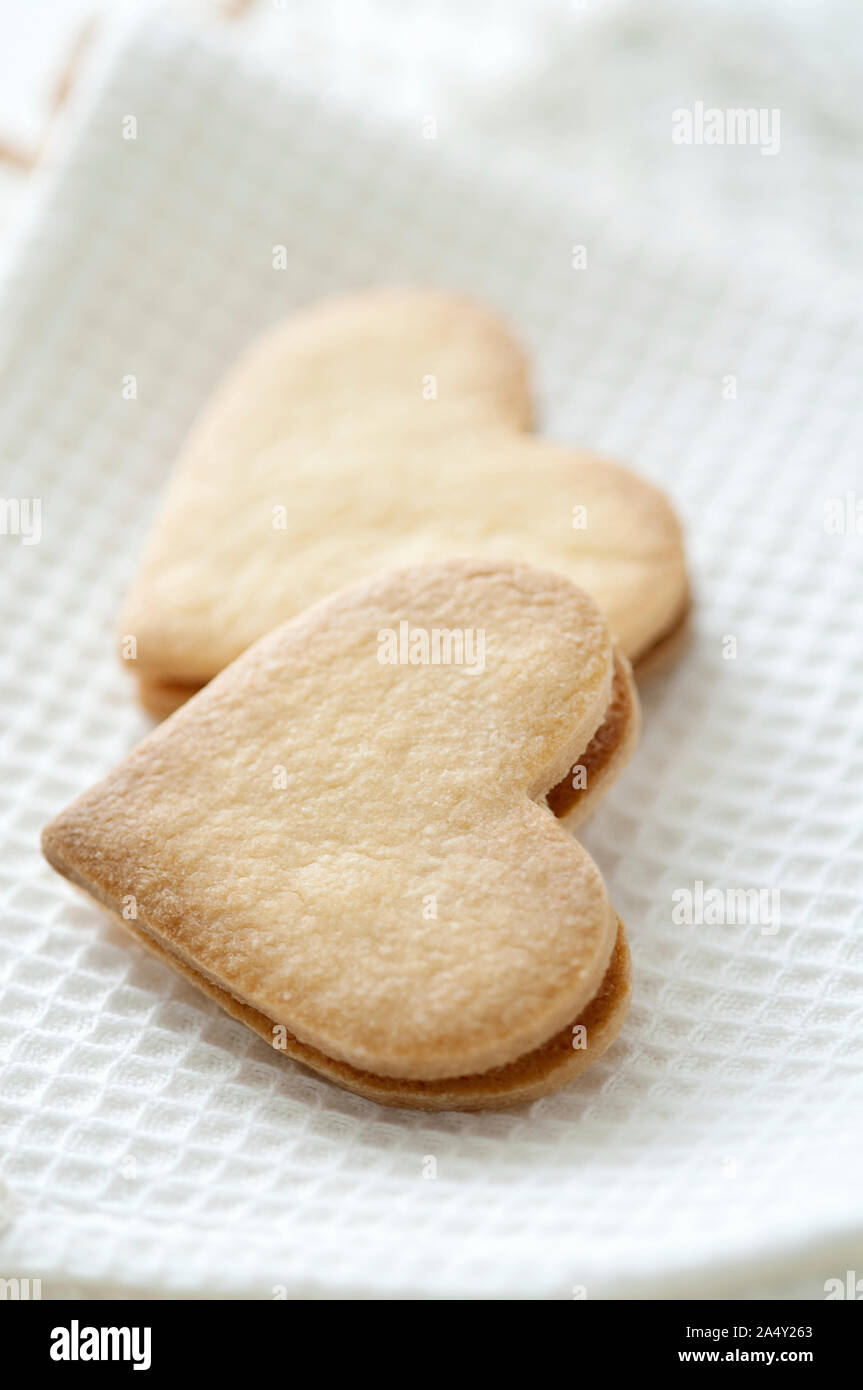 Heart shaped cookies Stock Photo - Alamy