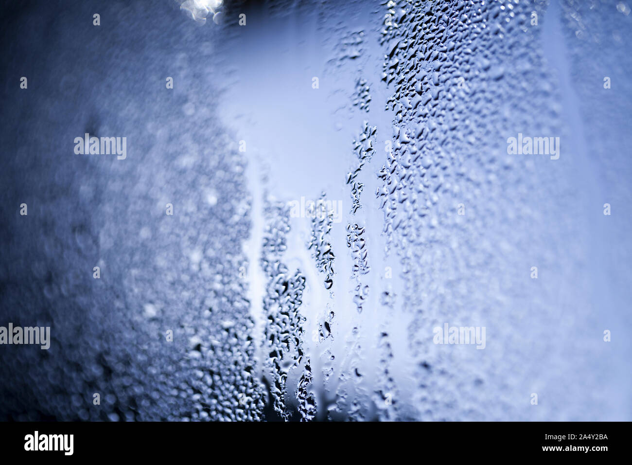 Glass window with condensation Stock Photo - Alamy