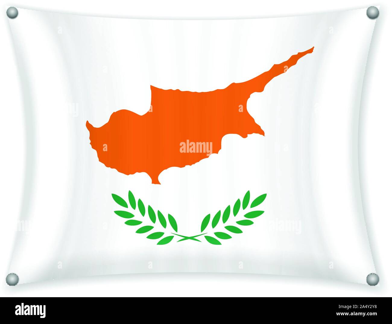 Cyprus flag waving Stock Vector Images - Alamy