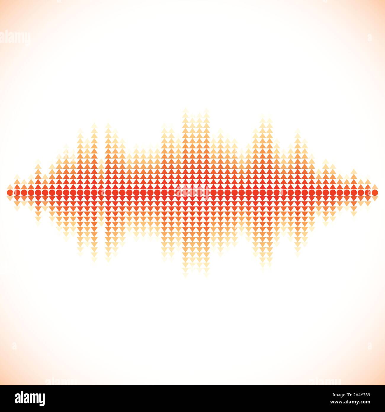 Red sound waveform with triangular arrows Stock Vector Image & Art - Alamy