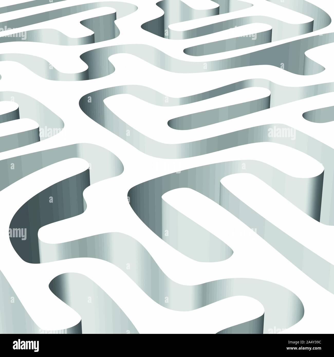 Maze puzzle easy Black and White Stock Photos & Images - Alamy