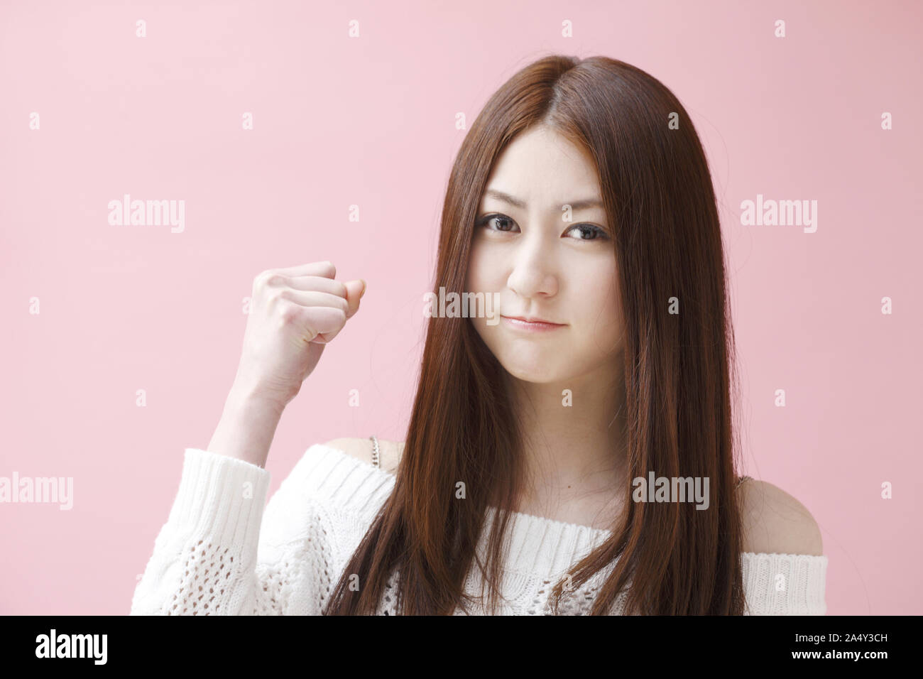 Japanese woman angry hi-res stock photography and images - Alamy