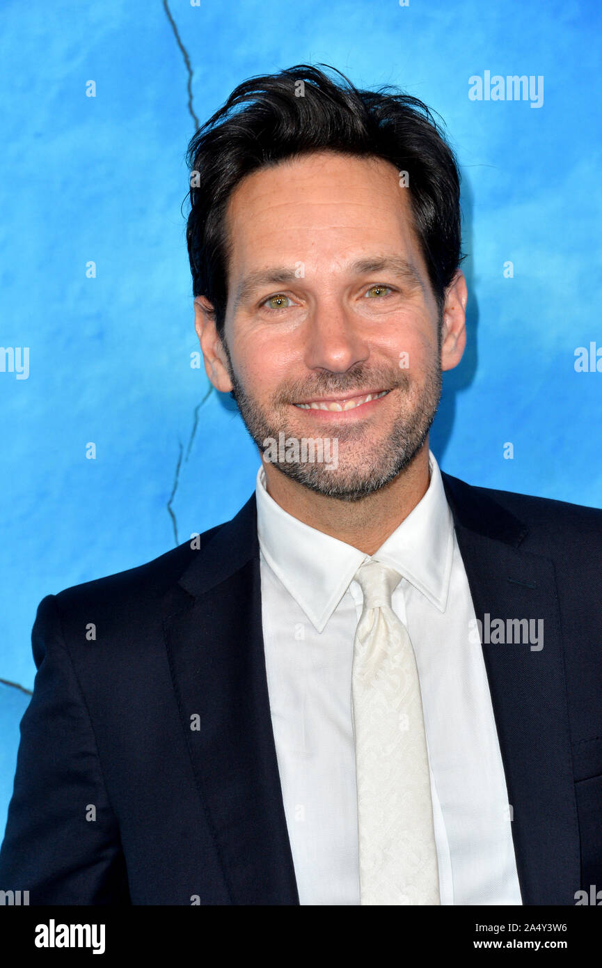 Los Angeles, USA. 16th Oct, 2019. Paul Rudd at the premiere of "Living ...