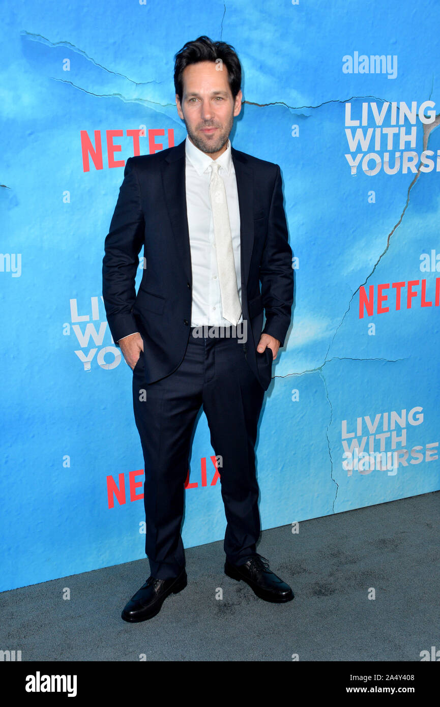 Los Angeles, USA. 16th Oct, 2019. Paul Rudd at the premiere of "Living ...