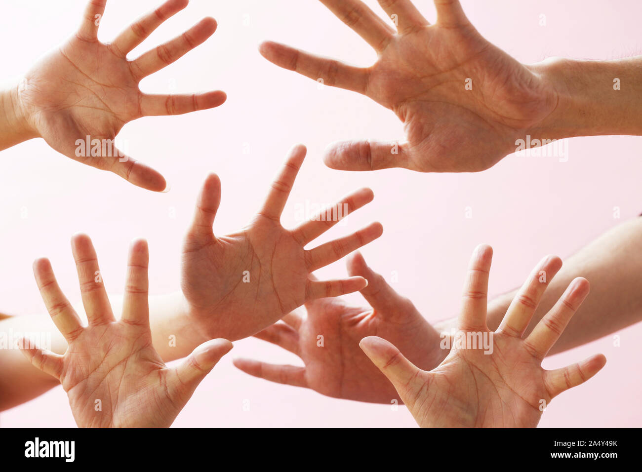 Join palms together hi-res stock photography and images - Alamy