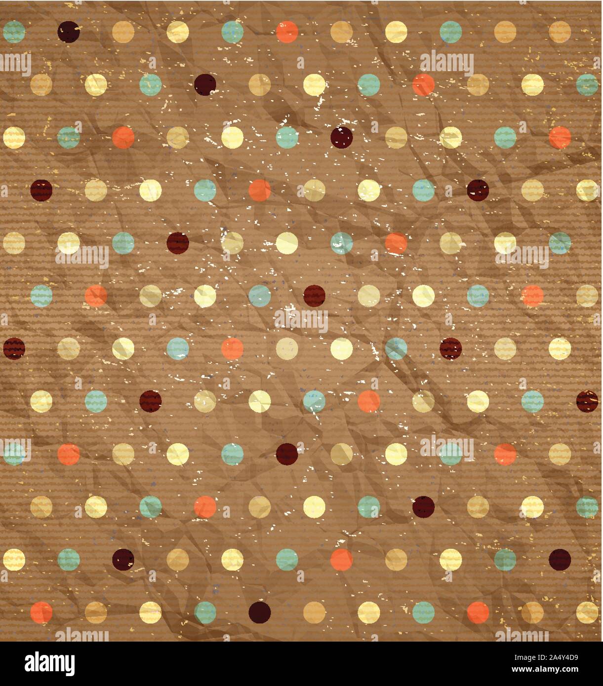 Crumpled polka dot pattern hi-res stock photography and images - Alamy