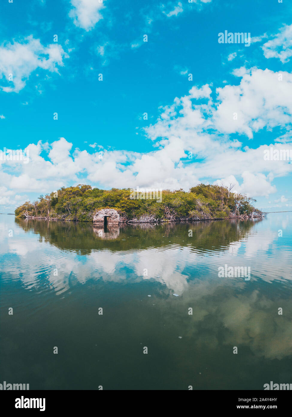 lake with the water like a mirror Stock Photo - Alamy