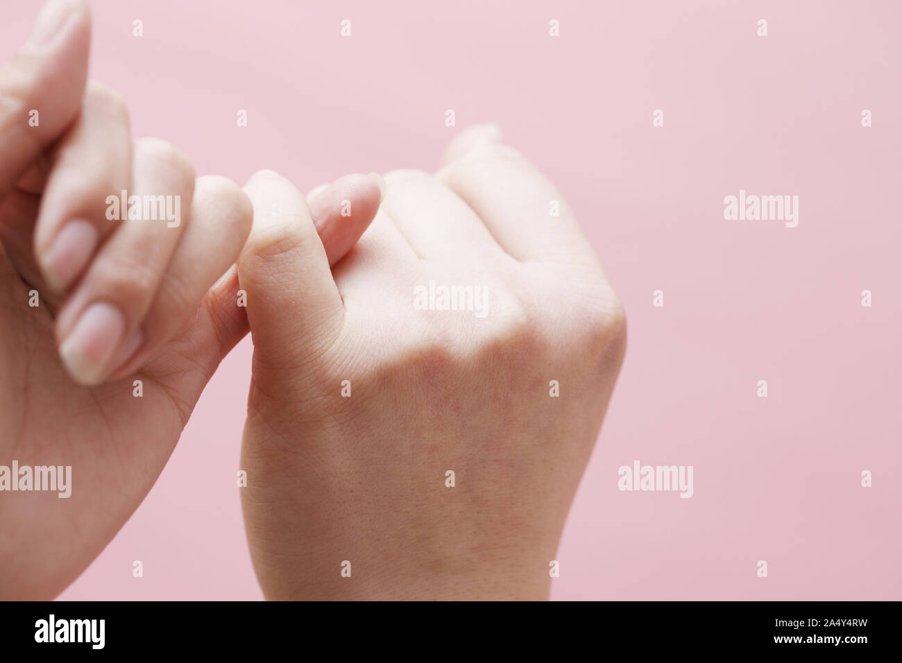 Pinky promism hi-res stock photography and images - Alamy