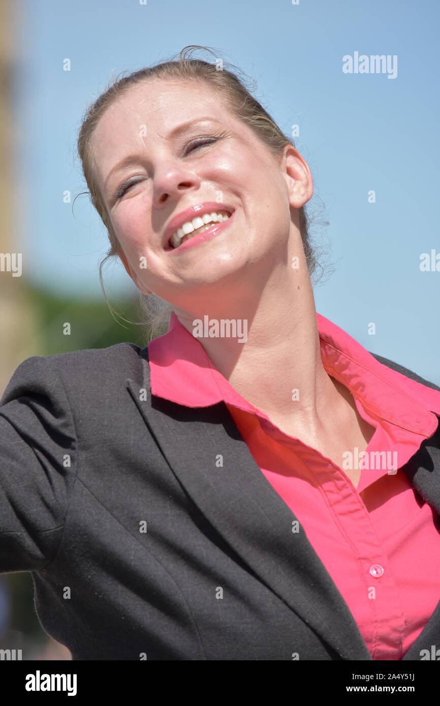 Adult Blonde Business Woman Smiling Wearing Suit Stock Photo - Alamy Adult Blonde Business Woman Smiling Wearing Suit Stock Photo - Alamy