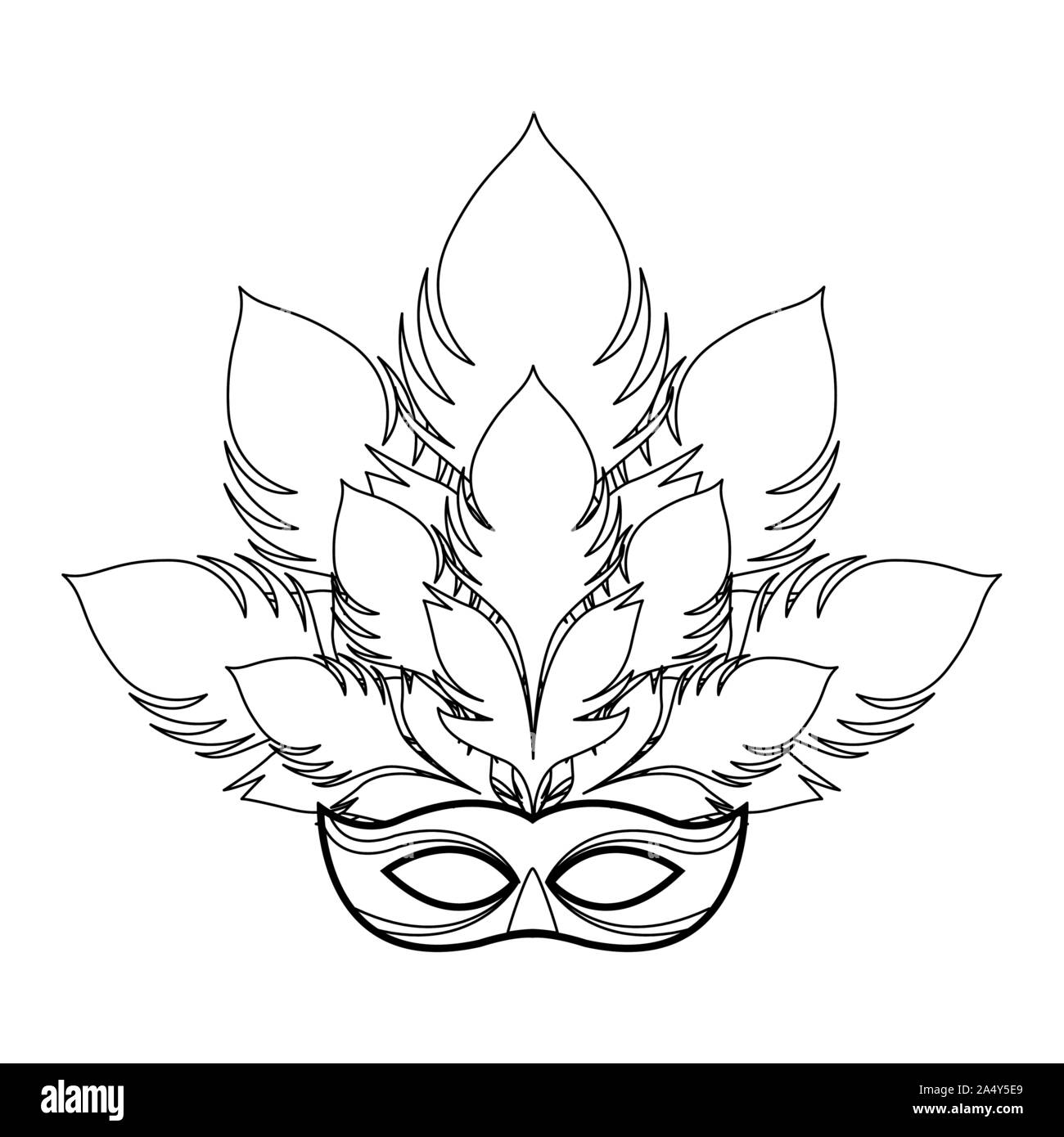 Masskara Festival Mask Vector