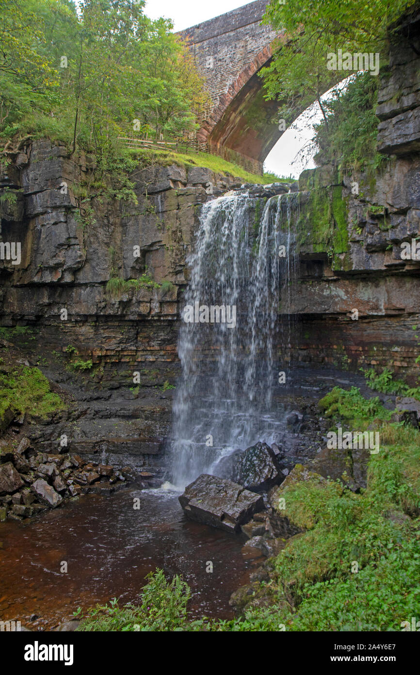 Ashgill Force waterfall Stock Photo - Alamy