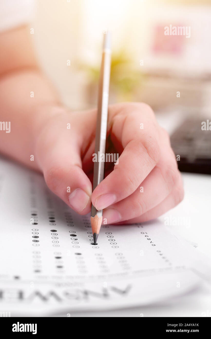 Omr test hi-res stock photography and images - Alamy