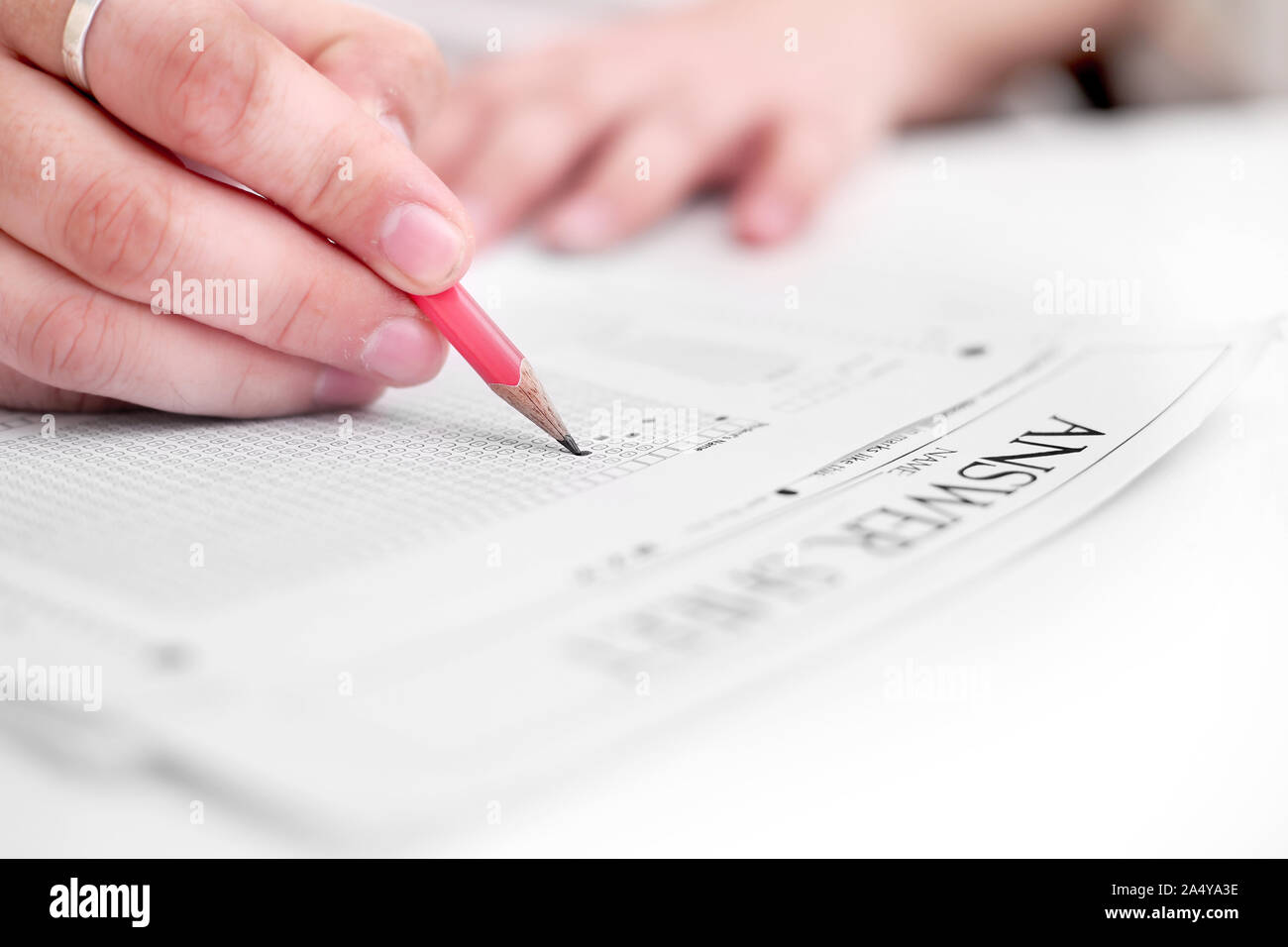 Omr test hi-res stock photography and images - Alamy