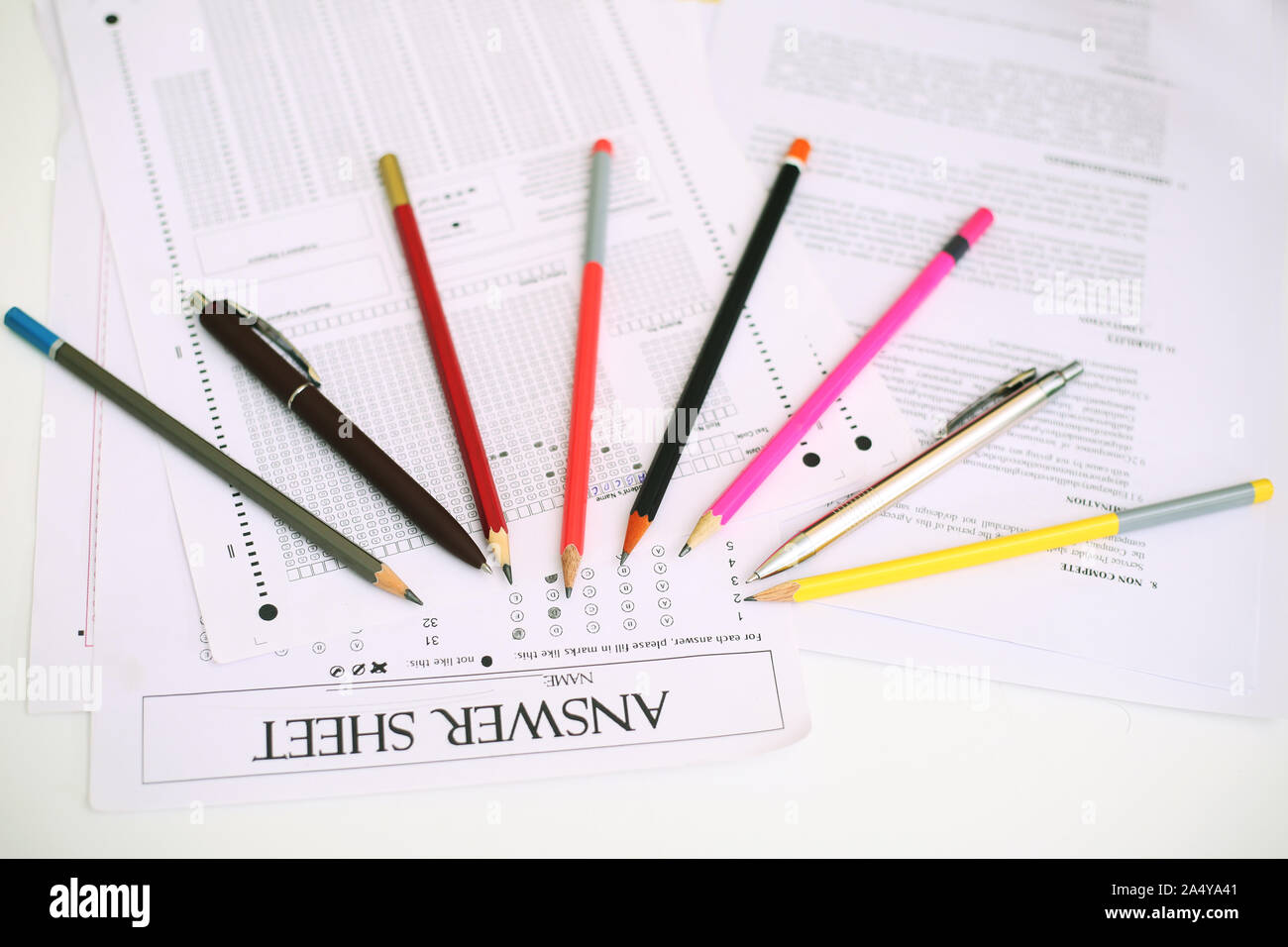 Omr test hi-res stock photography and images - Alamy