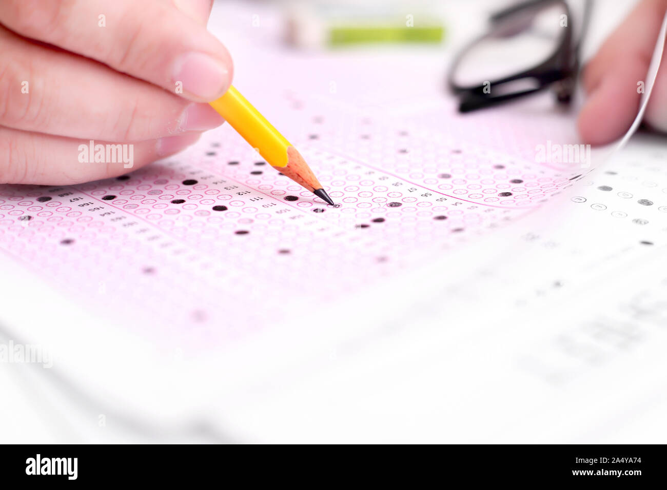 Omr test hi-res stock photography and images - Alamy