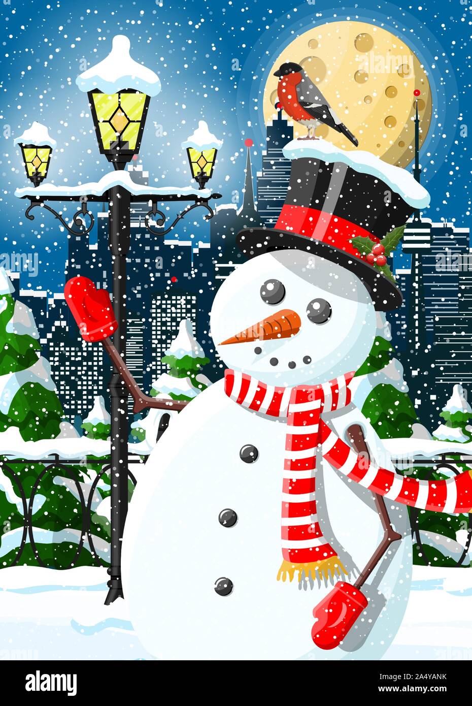 Alley snow Stock Vector Images - Alamy