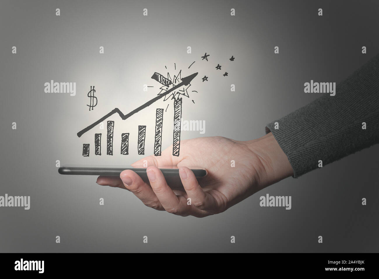 Rising cost chart hi-res stock photography and images - Alamy