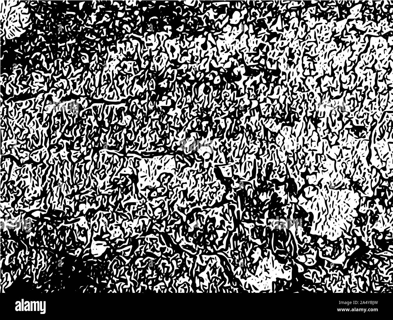 Graphic illustration in black and white. Pencil drawing of bark ...