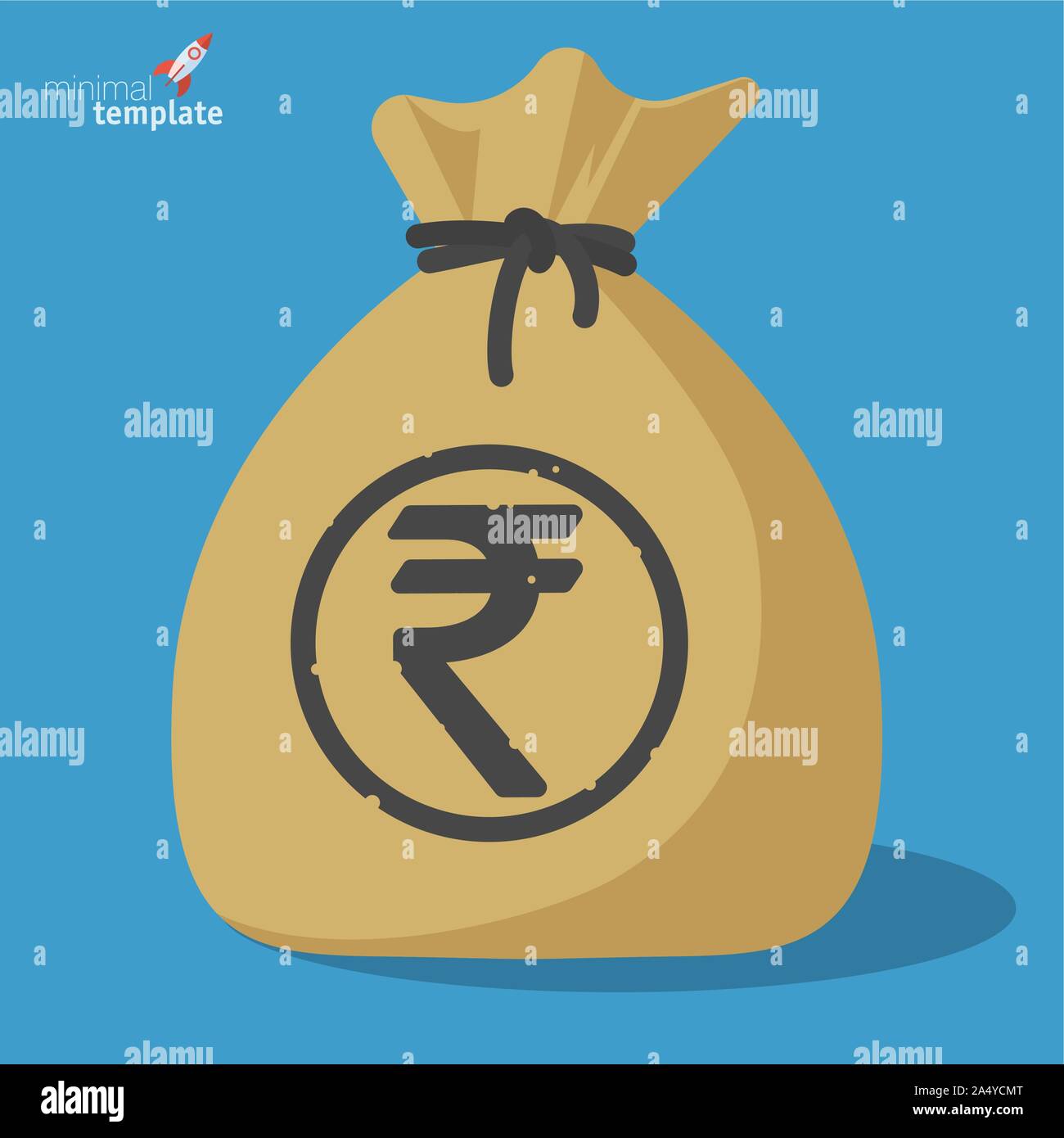 Indian rupee vector icon Stock Vector Image & Art - Alamy
