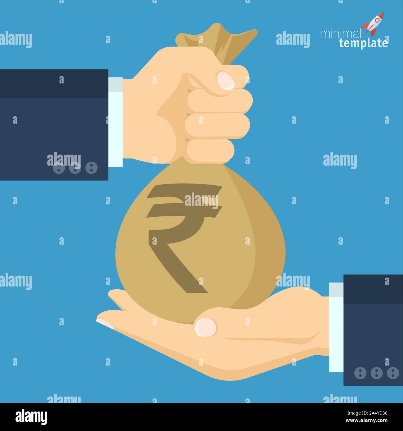 Indian rupee vector icon Stock Vector Image & Art - Alamy