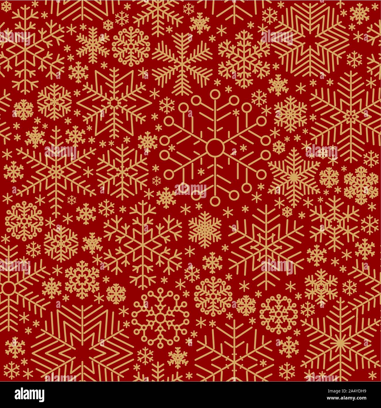 Snowy christmas seamless pattern Stock Vector Images - Alamy