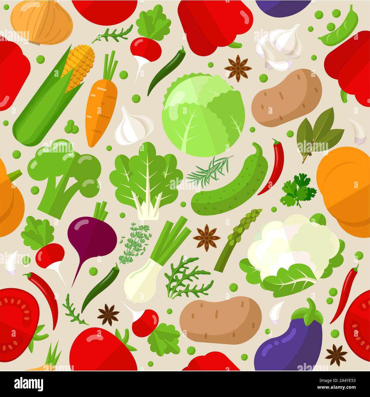Summer vegetables kitchen Stock Vector Images - Alamy