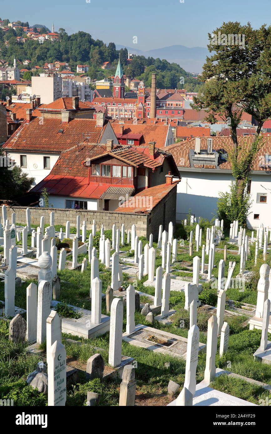 SARAJEVO, BOSNIA AND HERZEGOVINA - SEPTEMBER 15, 2019: Alifakovac ...