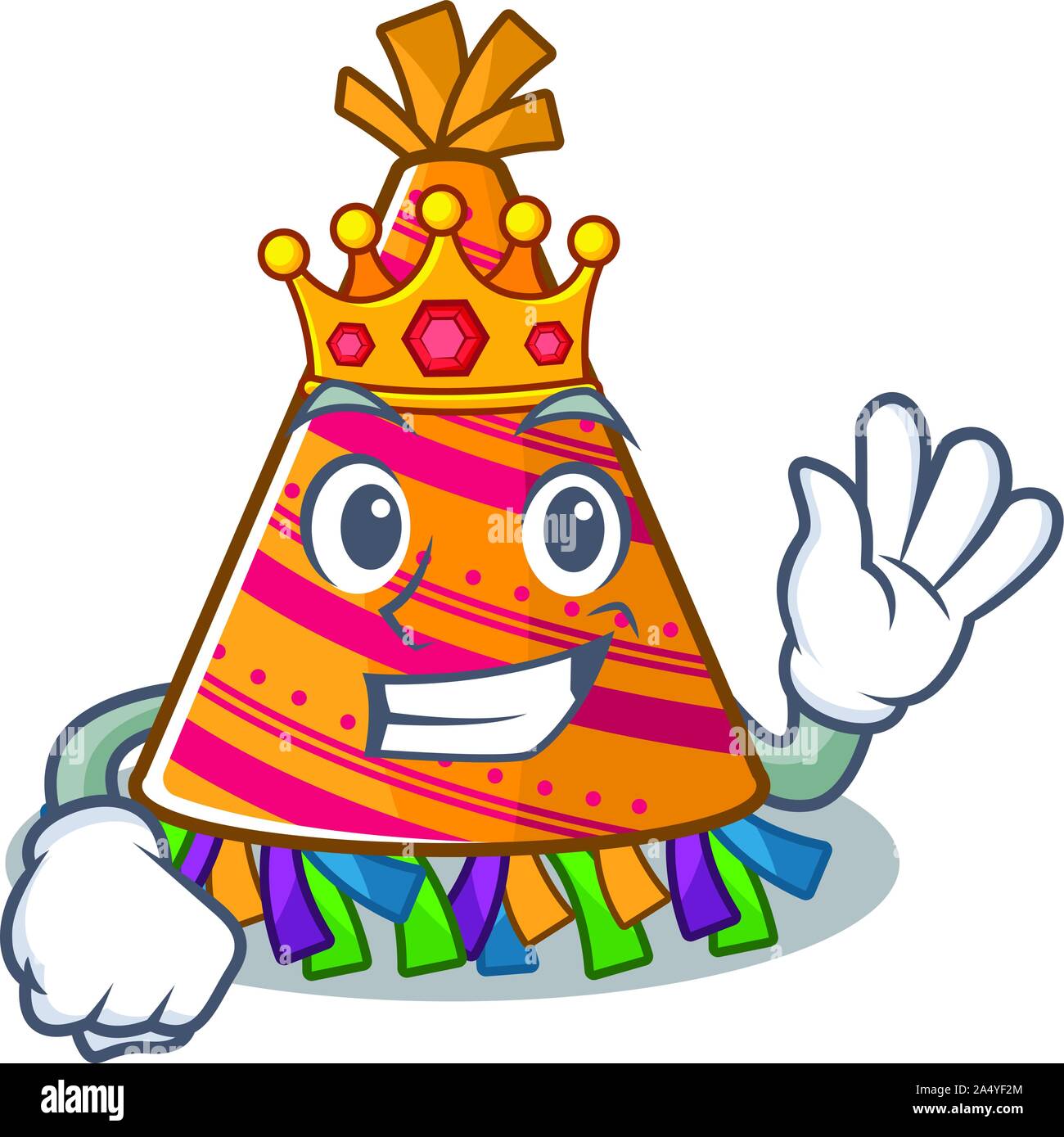 Hat crowned Stock Vector Images - Alamy