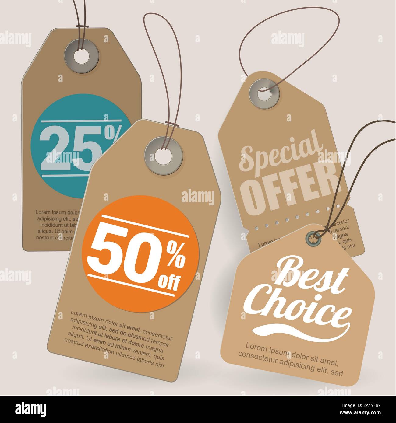 shopping tags vector Stock Vector Image & Art - Alamy