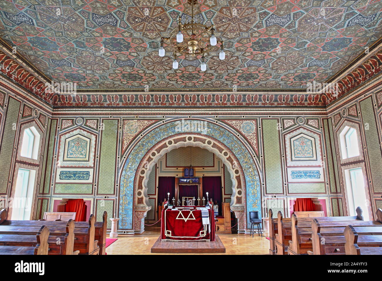 SARAJEVO, BOSNIA AND HERZEGOVINA - SEPTEMBER 19, 2019: The colorful ...