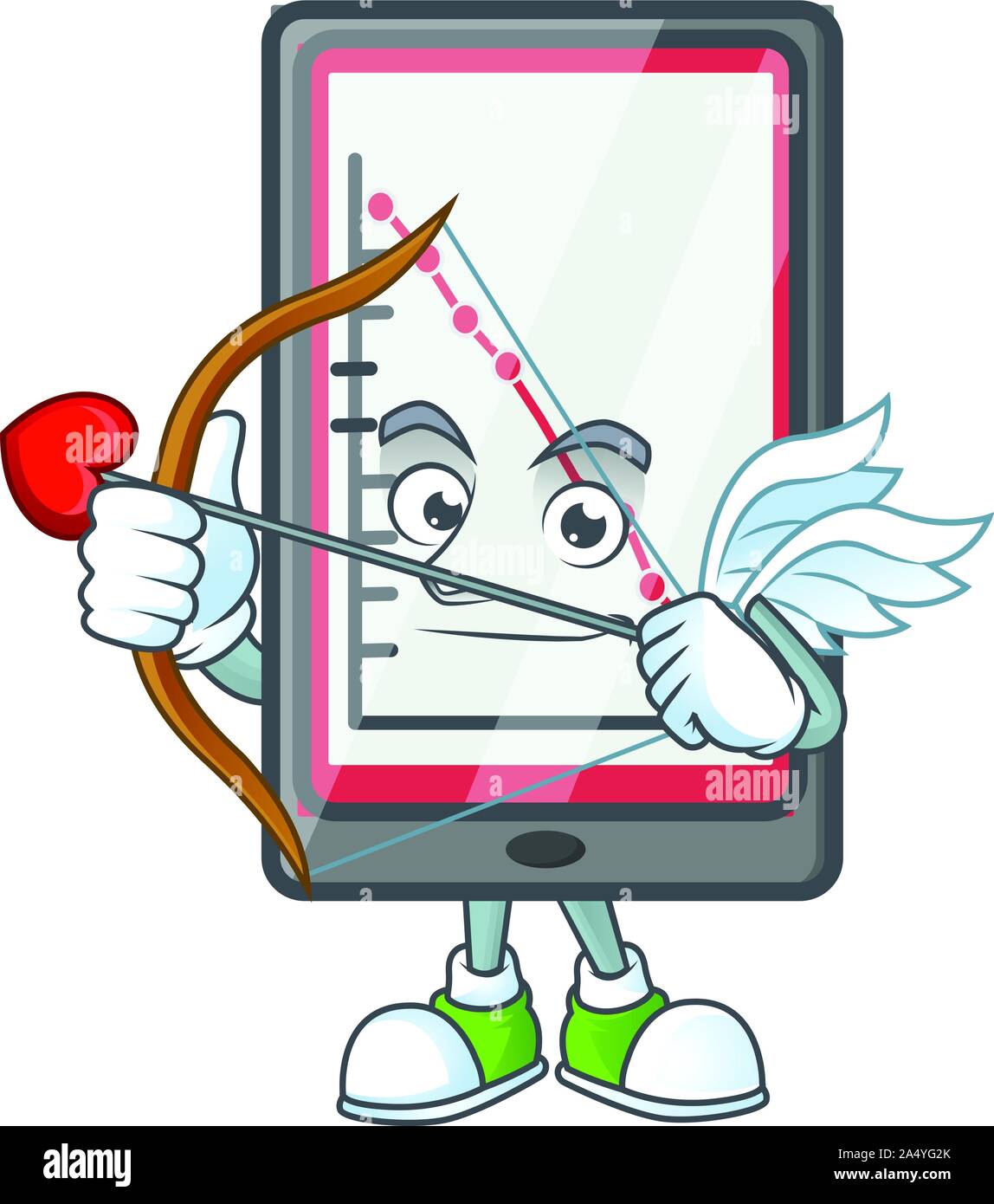 Cupid vertical Stock Vector Images - Alamy