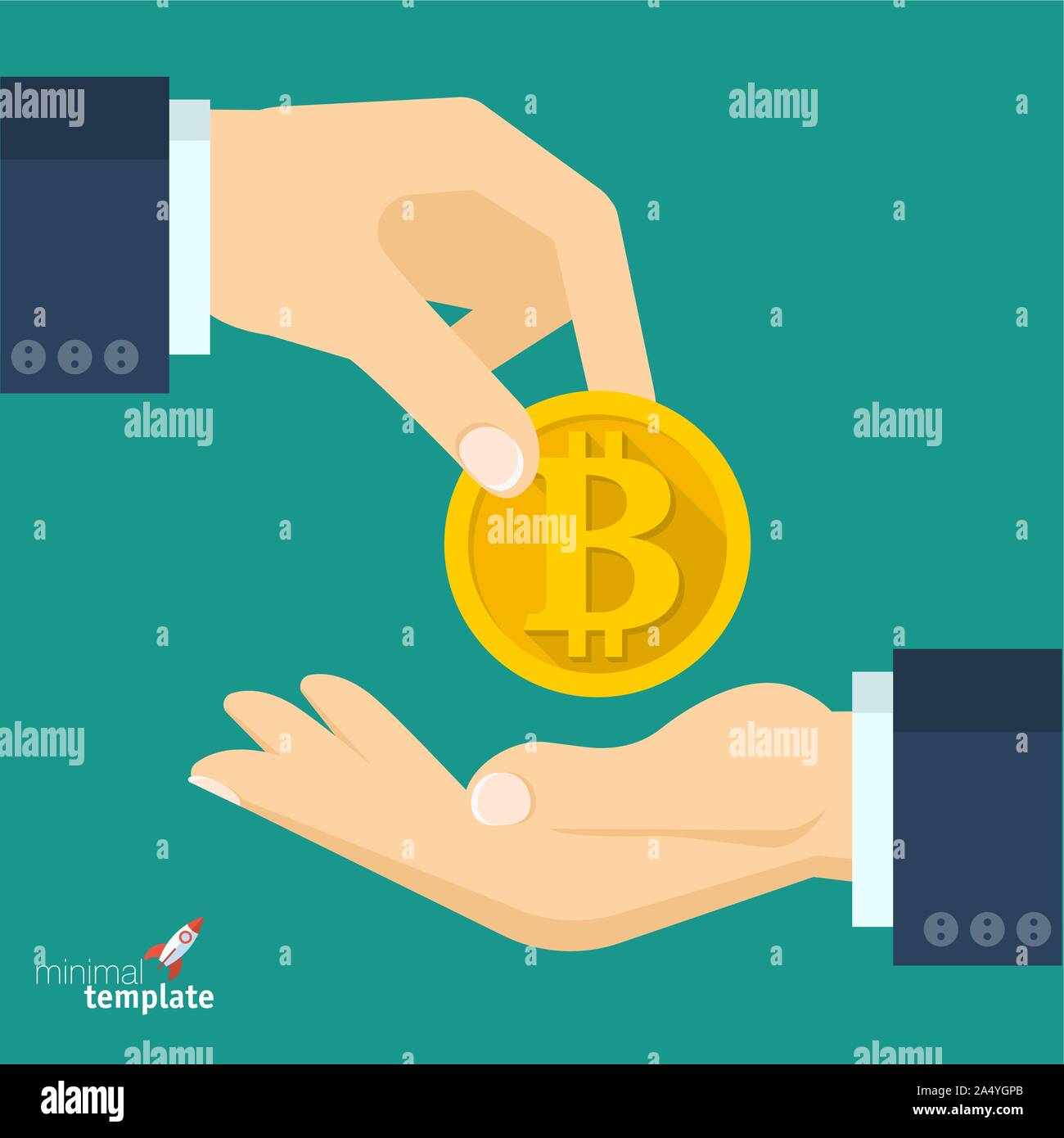 Bitcoin transaction sign Stock Vector Image & Art - Alamy