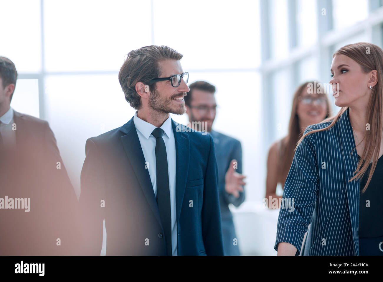 Professional people socialising hi-res stock photography and images - Alamy