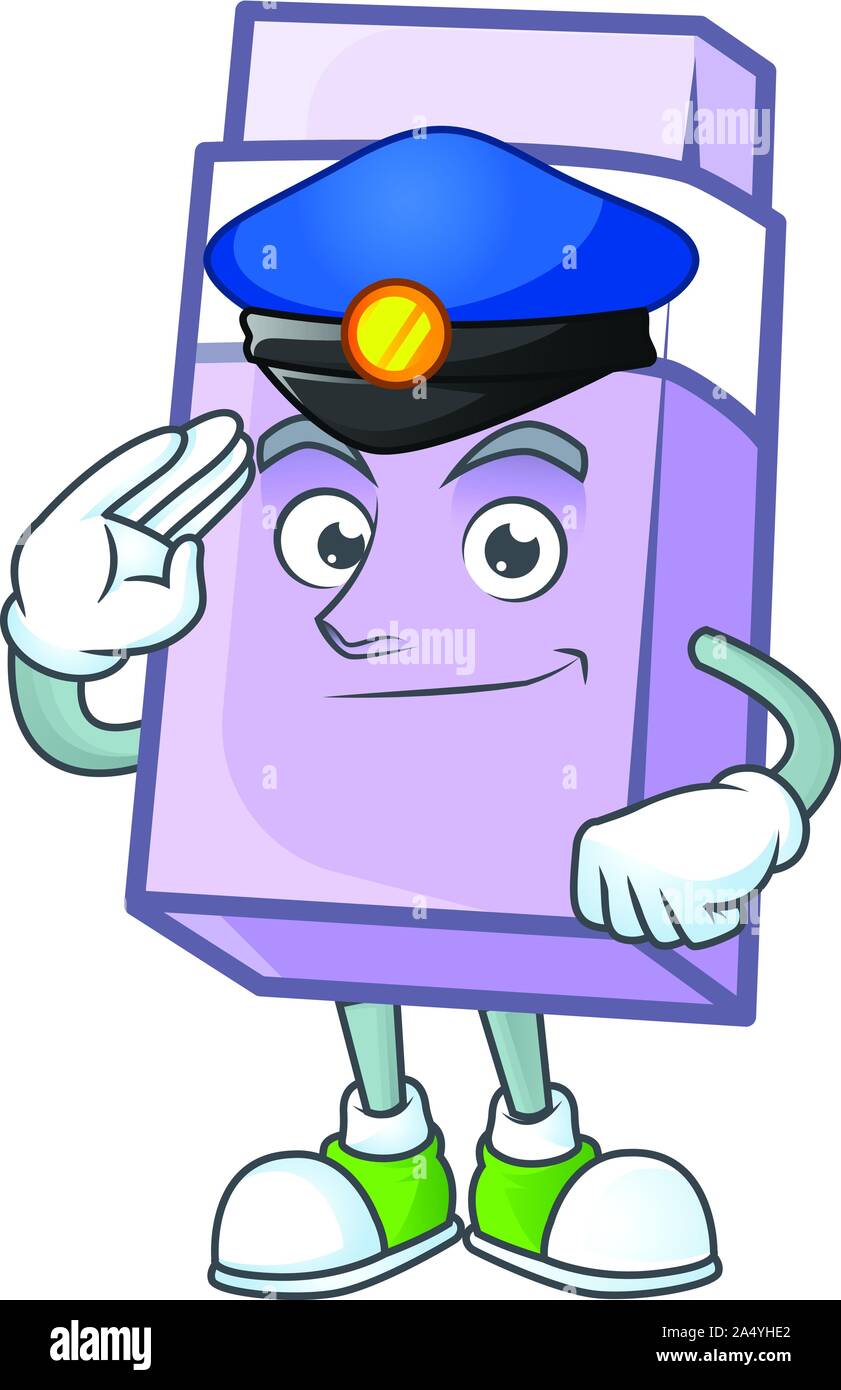 Police purple eraser for the school equipment Stock Vector Image & Art ...