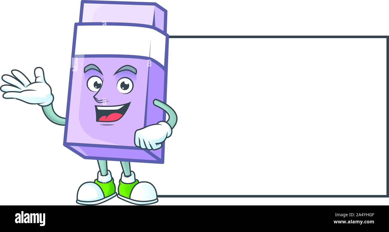 With board purple eraser for the school equipment Stock Vector Image ...