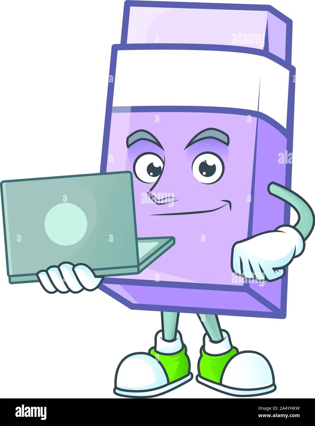 Purple eraser Stock Vector Images - Alamy