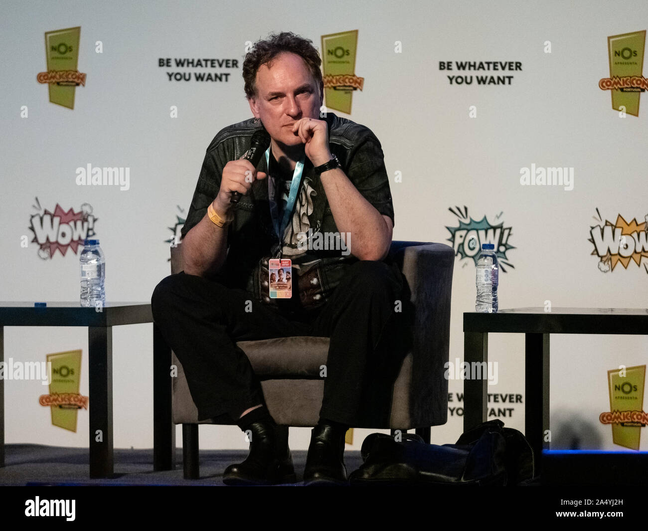 Alges, PORTUGAL: Simon Scarrow panel during the 3rd day at ComicCon ...