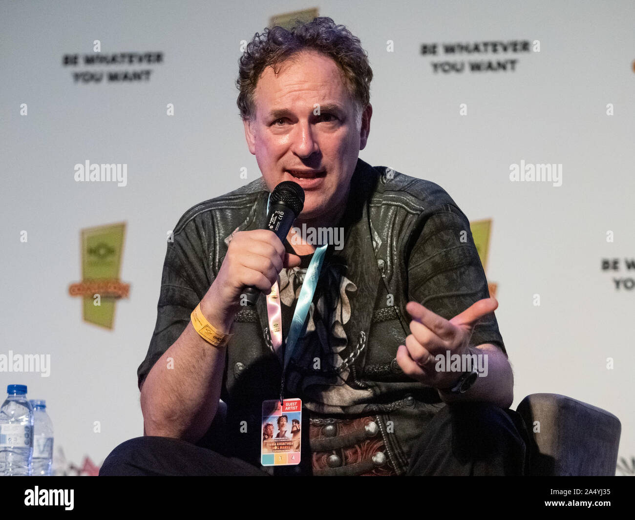 Alges, PORTUGAL: Simon Scarrow panel during the 3rd day at ComicCon ...