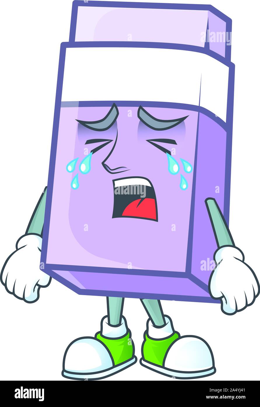 Crying icon eraser cartoon in the character Stock Vector Image & Art ...