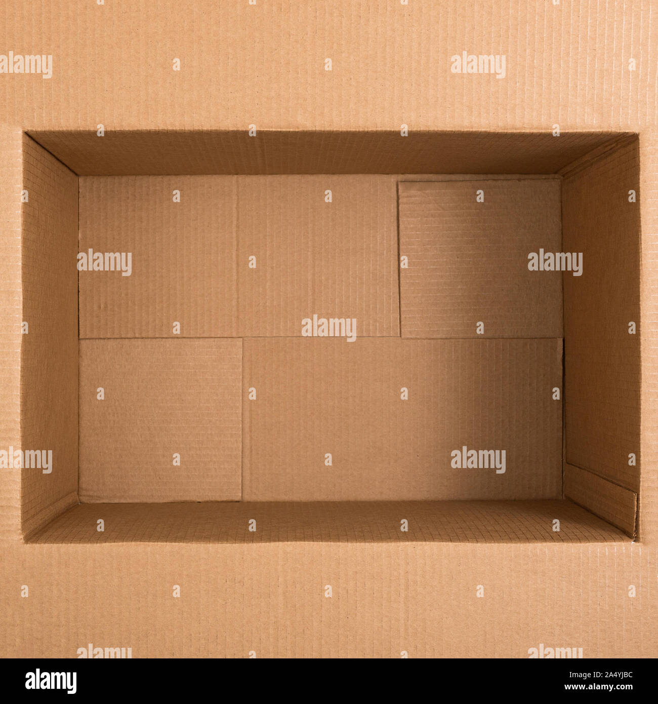 Cardboard archive storage box open lid Stock Photo - Alamy