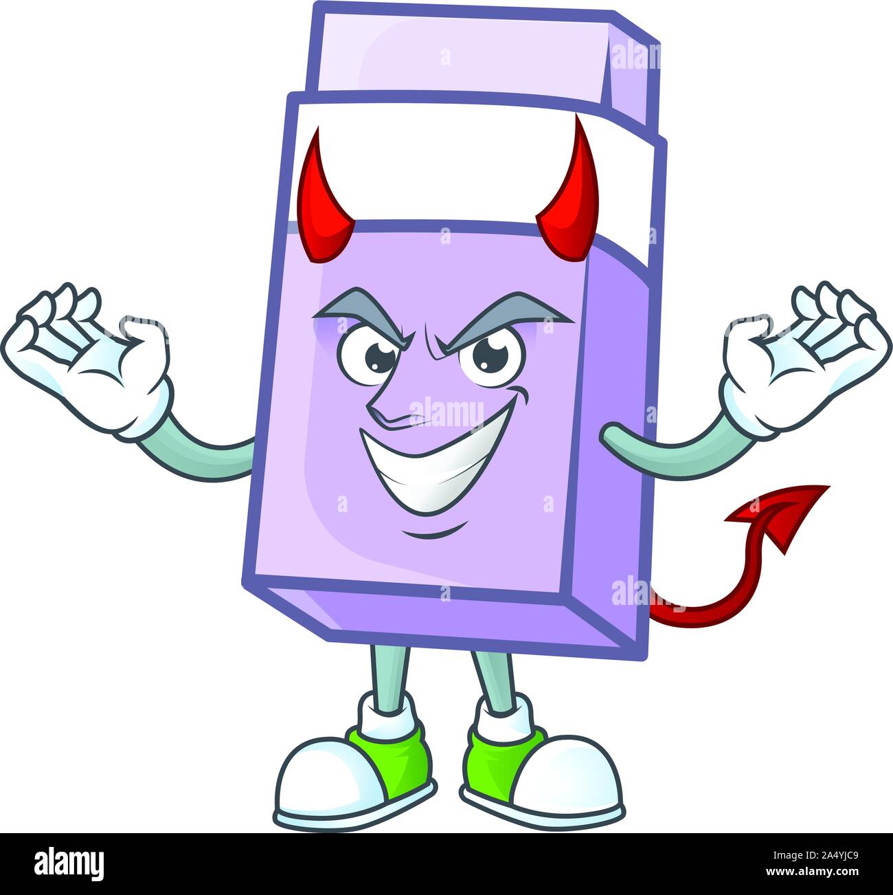 Devil icon eraser cartoon in the character Stock Vector Image & Art - Alamy
