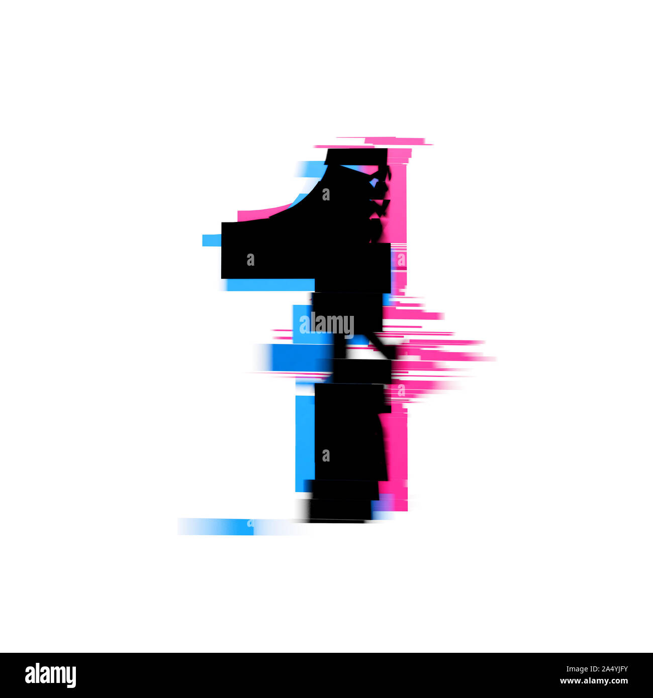 Type interference Cut Out Stock Images & Pictures - Alamy