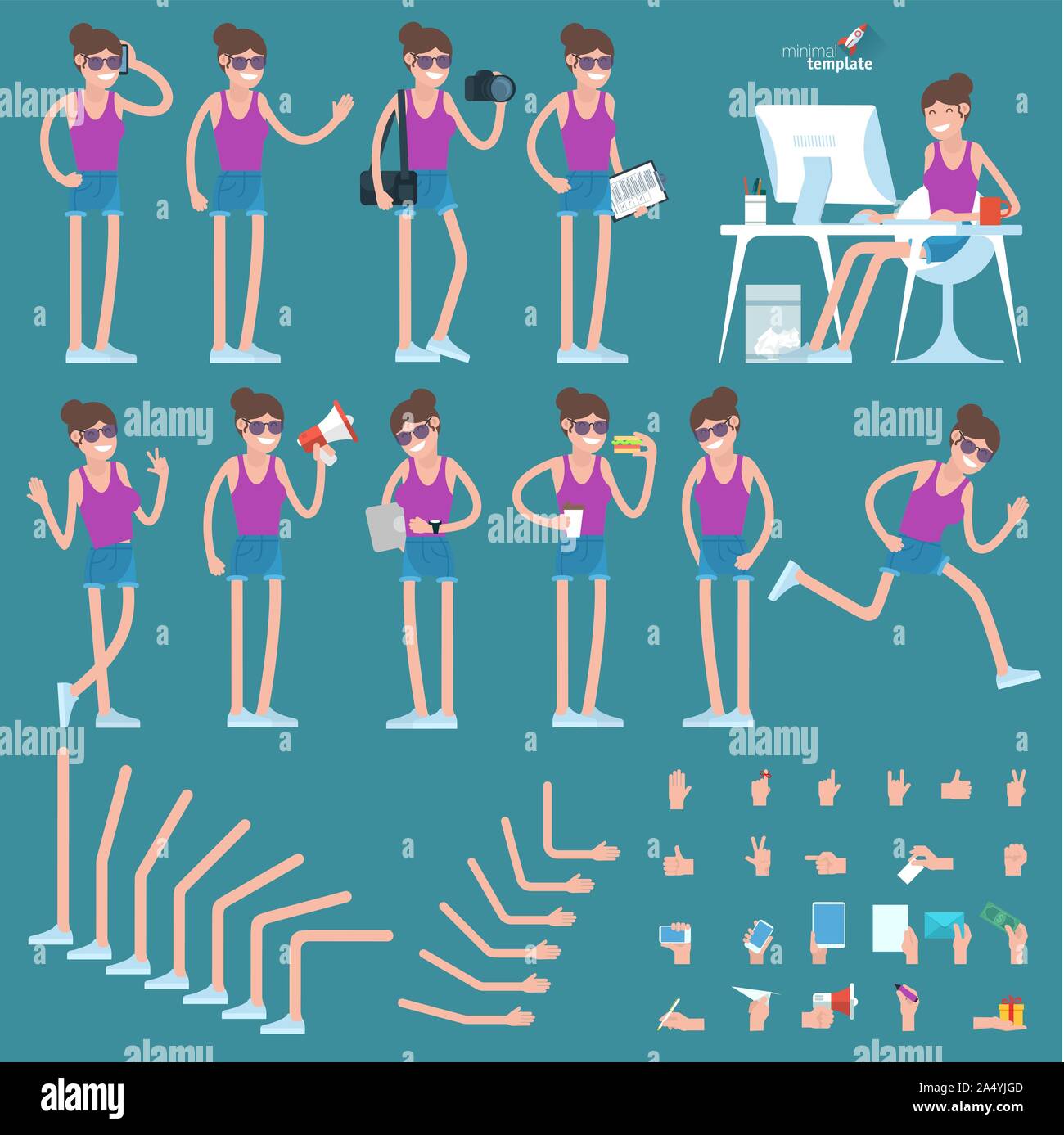 young man animation character Stock Vector Image & Art - Alamy