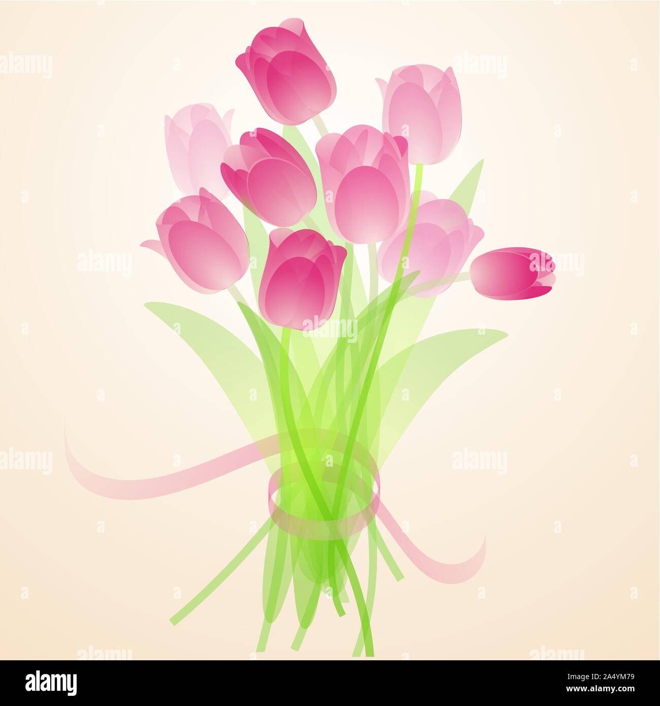 Bouquet beautiful red white Stock Vector Images - Alamy
