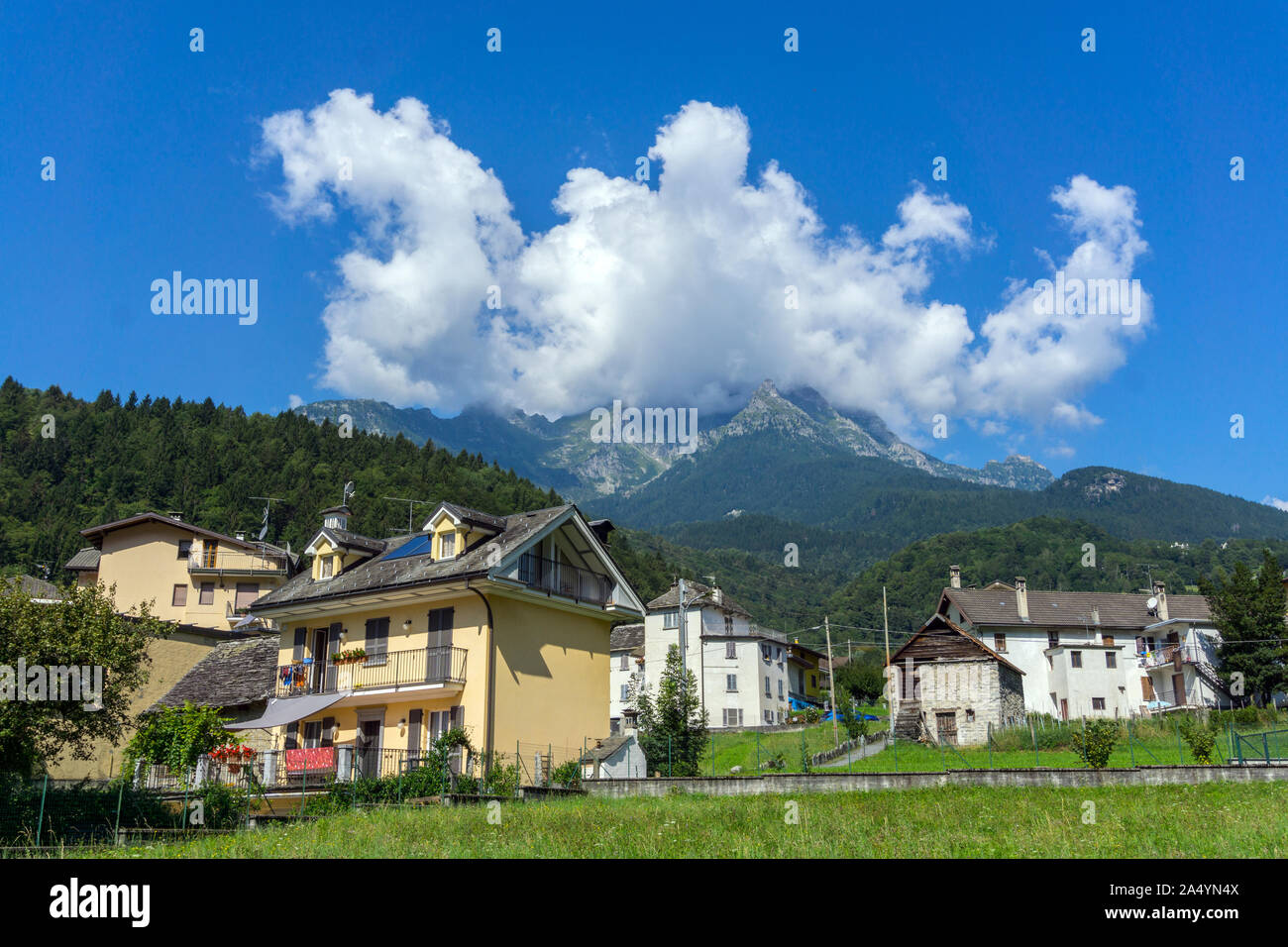 Italy, Piedmont, Crodo Stock Photo - Alamy
