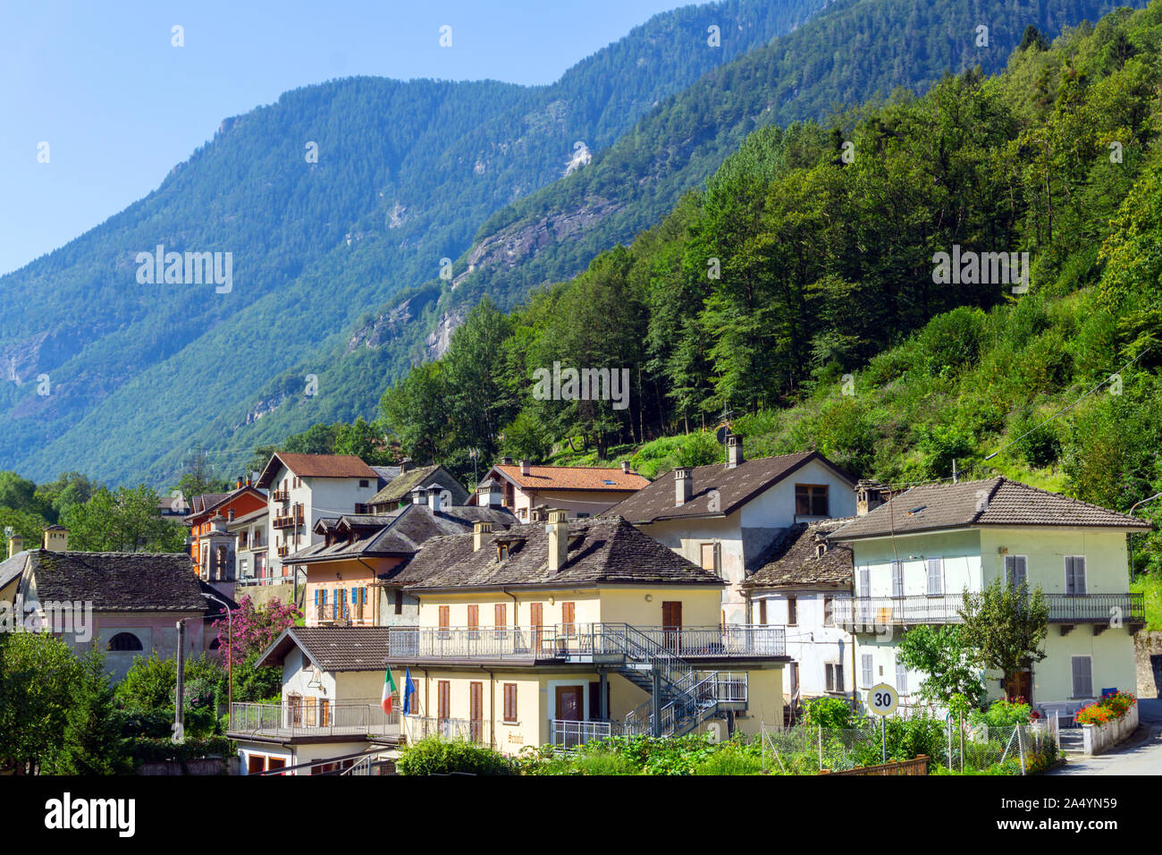 Italy, Piedmont, Crodo Stock Photo - Alamy