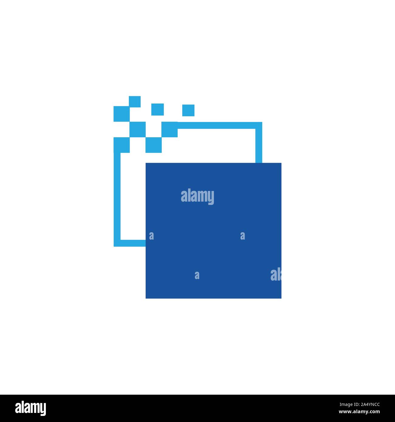 Abstract digital shape hi-res stock photography and images - Alamy