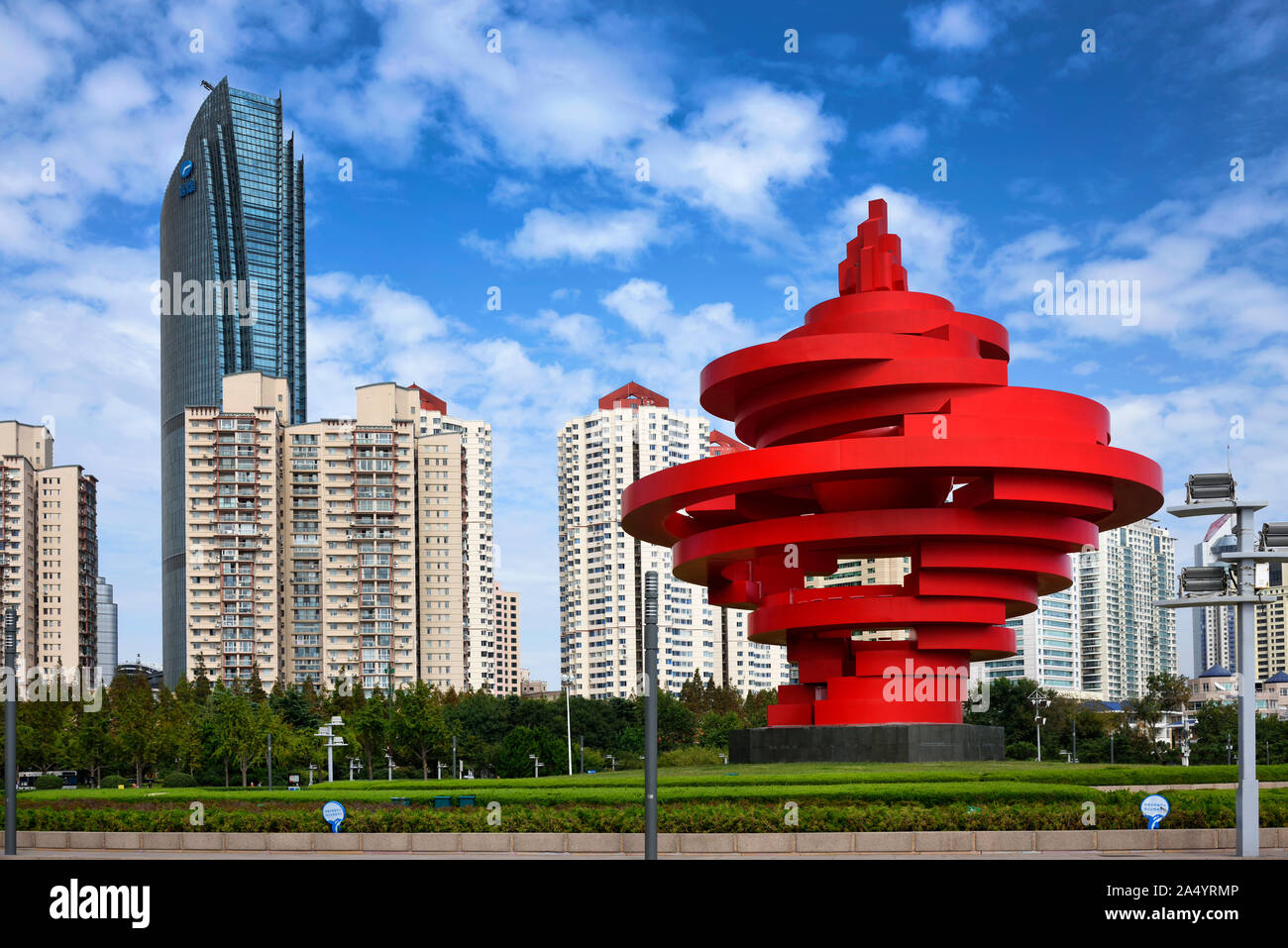 May 4th Square Qingdao China Stock Photo - Alamy